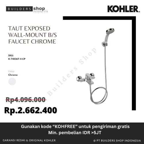 Promo KOHLER Taut Exposed Wall Mount Shower Set K-74036T-4-CP - Jakarta ...