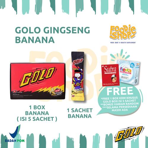 Jual GOLO Ginseng Botanical Banana 1 Sachet - 1 Sachet Banana - Kota ...