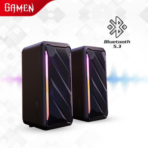 Jual GAMEN Speaker PC Gaming Bluetooth 5.3 Surround Sound GS7 Speaker ...