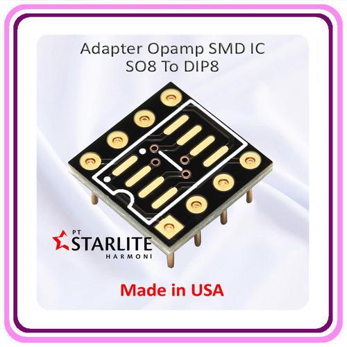 Jual SO8 To DIP8 Adapter Opamp SMD IC Ke Kaki 8 Pin - Kota Bandung ...