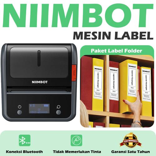 Promo Paket Kertas Label Folder Khusus untuk Mesin Label Termal NIIMBOT ...