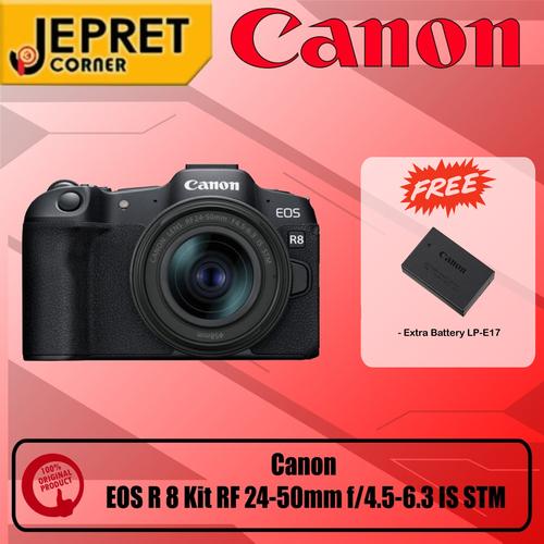 Promo Canon EOS R8 / EOS R 8 Kit RF 24-50mm f/4.5-6.3 IS STM - Jakarta ...
