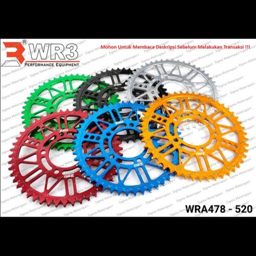 Jual Gear Racing WR3 WRA478 - 520 Kawasaki ZX25R 4 Cylinder Uk 48T ...