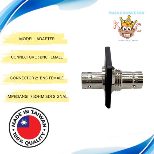 Jual ADAPTER PANEL BNC FEMALE TO BNC FEMALE GOLDPIN SDI HIGH QUALITY ...