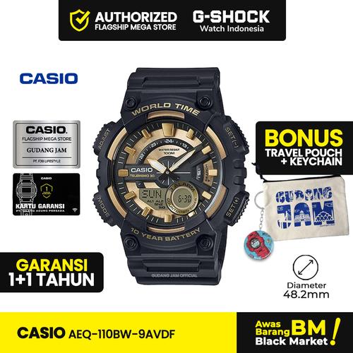 Promo Casio General AEQ-110BW-9AVDF AEQ-110BW AEQ-110 AEQ110BW AEQ ...