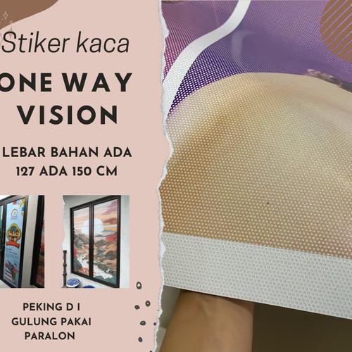 Jual STIKER ONE WAY VISION ( per m2) - Kota Tangerang - zifaart | Tokopedia