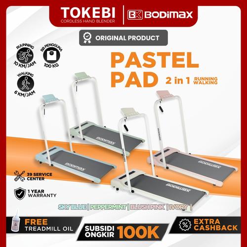 Promo BODIMAX RUNNING PAD PASTEL / TREADMILL/ RUNNING PAD/ GYM / ALAT ...