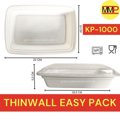 Jual Thinwall EASY PACK Putih 1000 ml isi 50 pcs - Kota Surabaya - MAJU MAPAN PLASTIK | Tokopedia