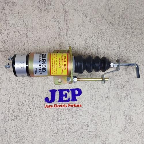 Jual Solenoid Genset 24VDC MODEL 366-07198 SELENOID STOP / START ENGINE 24V Solenoid Stop engine ...