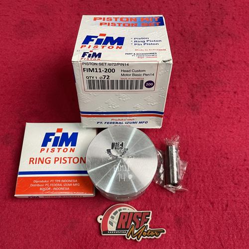 Jual Piston FIM 72 pen 14 Mentah - Kota Bekasi - risemotor | Tokopedia