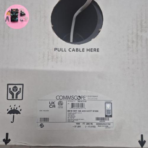 Jual KABEL UTP CAT 6A SYSTIMAX COMMSCOPE C GIGASPEED X10D CAT 6A 3091B ...