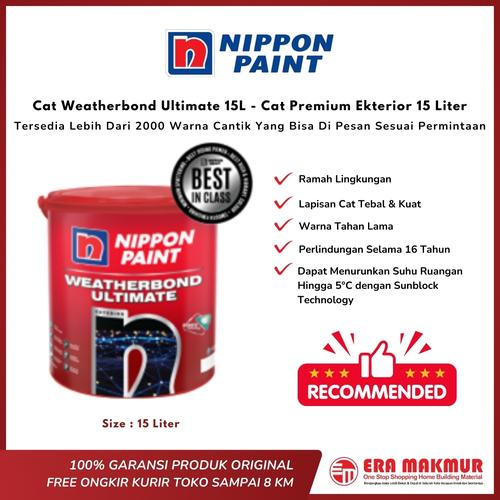 Jual NIPPON PAINT – Cat Weatherbond Ultimate 15L - Cat Premium Ekterior ...