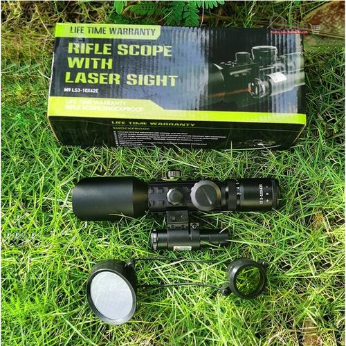 Promo Teleskop Accurate M9 Tele Teropong Riflescope M9 Red Laser ...