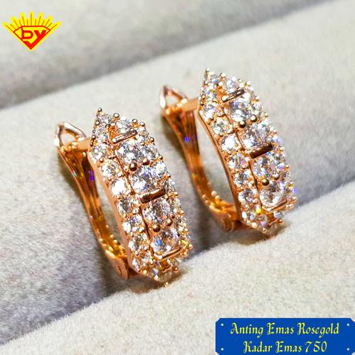Jual Anting Emas Rosegold 695 Kadar Emas 750 - Jakarta Pusat - TOKO MAS ...