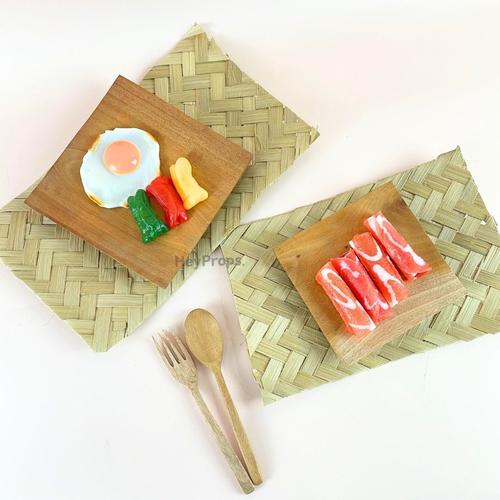 Jual Placemat Tatakan Anyaman Bambu Ukuran 20x30cm - Alas Bamboo ...