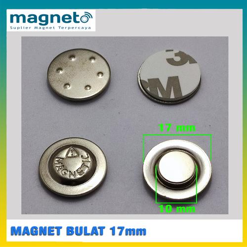 Jual Magnet Caution Bulat Name Tag/ Nama Dada/ Pin Lencana/ Diameter ...