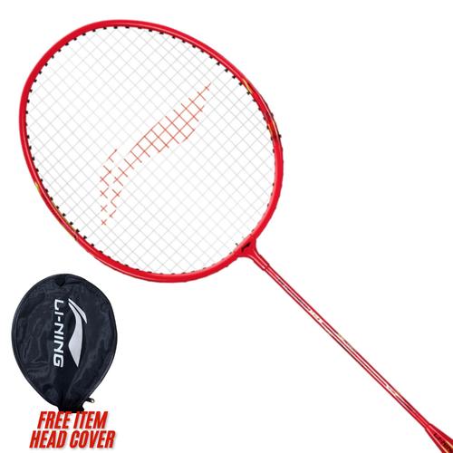 Promo Li-Ning Badminton Racket Mega Power MP 8 AYPU161-1 Fire Red ...