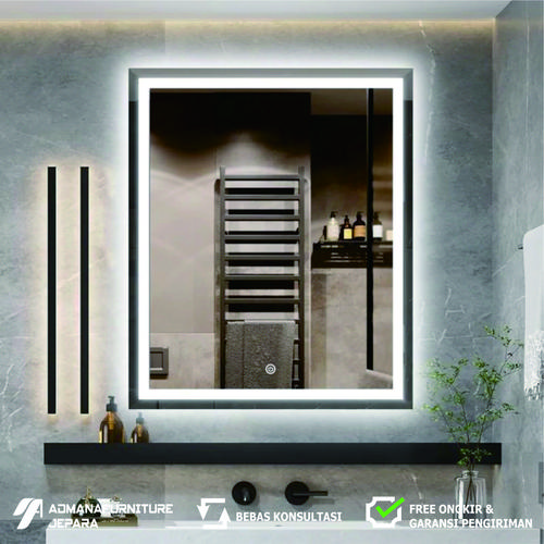 Jual Cermin LED Minimalis | Cermin Wastafel LED | Smart Mirror | Cermin ...