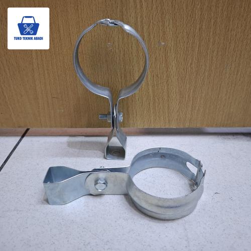 Jual Hanger Clamp / Klem Pipa Gantung Engsel 2" plat besi galvanis ...
