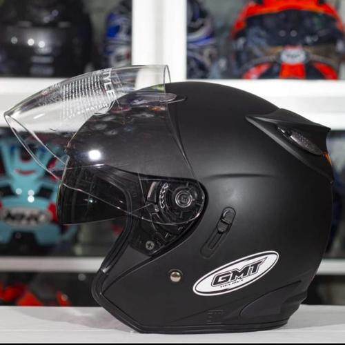Promo GMT Helm Motor SNI Half Face Double Visor Original Model Super ...