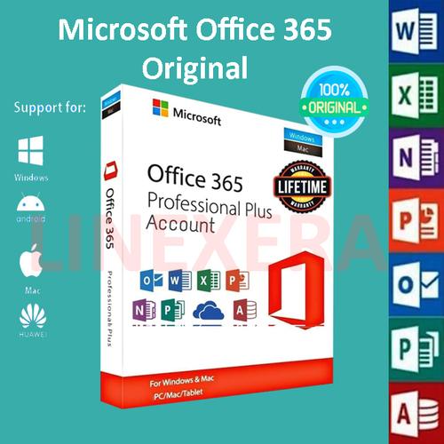 Promo Microsoft Office 365 Original 1 User 5 Device - DVD - Jakarta Barat - LINEXERA | Tokopedia