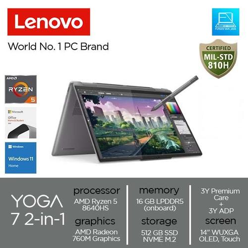 Jual Lenovo Yoga 7 2-in-1 14AHP9-83DK000UID /AMD Ryzen 5-8640HS/16GB ...