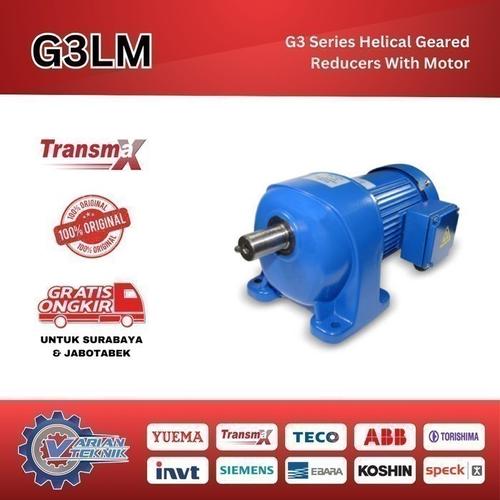 Jual G3LM 750W/ 0,75 KW/ 1 HP as 40 ratio 160, 200 Gearbox Helical Yuema Foot Mounted (Dengan ...