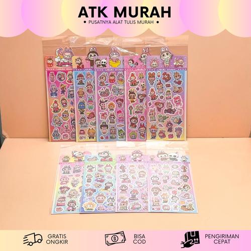 Jual Sticker 1 lembar Labubu DM-R ST-1723 / Stiker gambar labubu have a ...