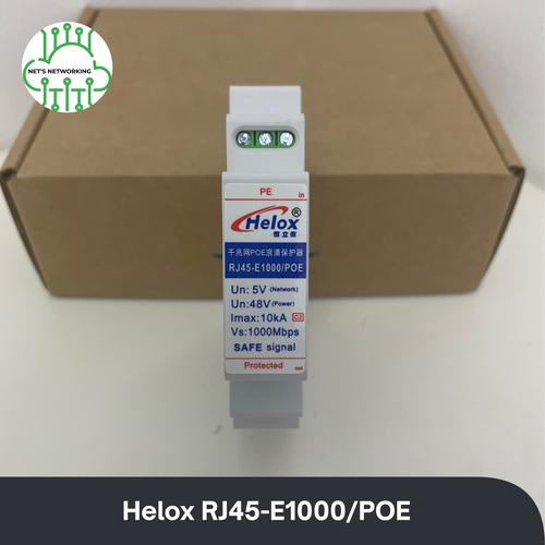 Jual Helox RJ45-E1000/POE SPD Gigabit POE Surge Protection DIN RAIL ...