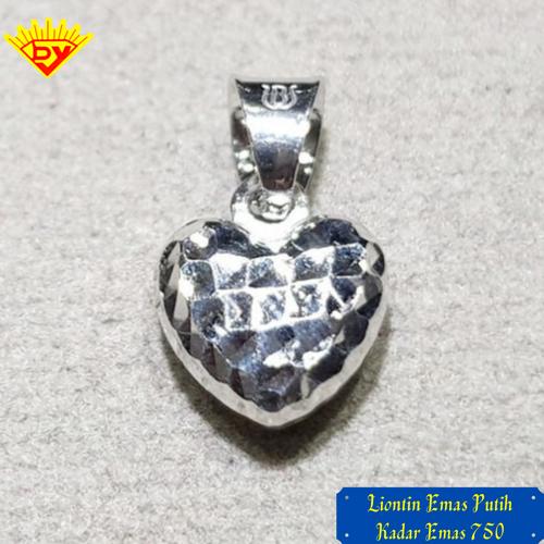 Jual Liontin Emas Putih 739 Kadar Emas 750 - Jakarta Pusat - TOKO MAS ...