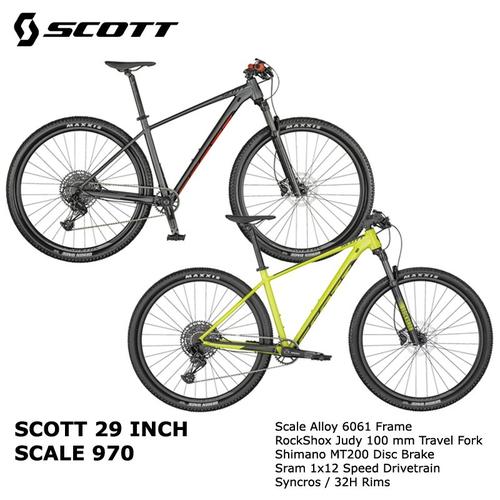 Jual SCOTT SCALE 970 [29 INCH] SEPEDA MTB 12 SPEED - Grey Red 29xM ...