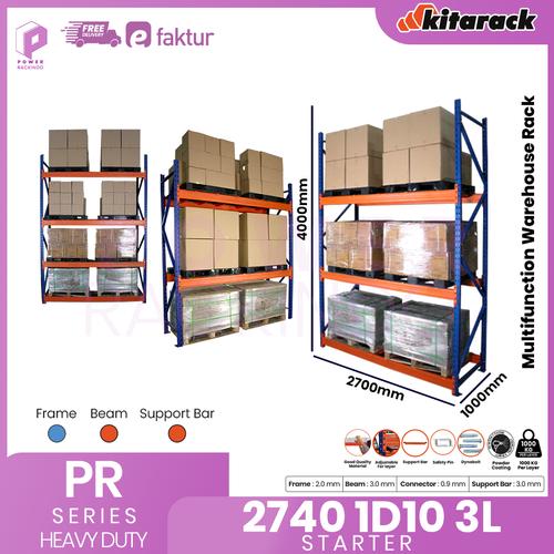 Jual PR2740 RACK GUDANG PALLET RACK BISA MENAMPUNG BERAT SAMPAI 1 TON ...