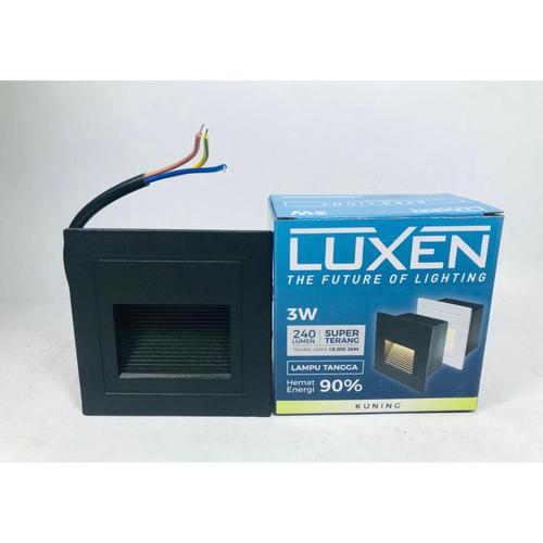 Jual lampu tanam tangga led persegi minimalis 3w ip65 step light lampu ...