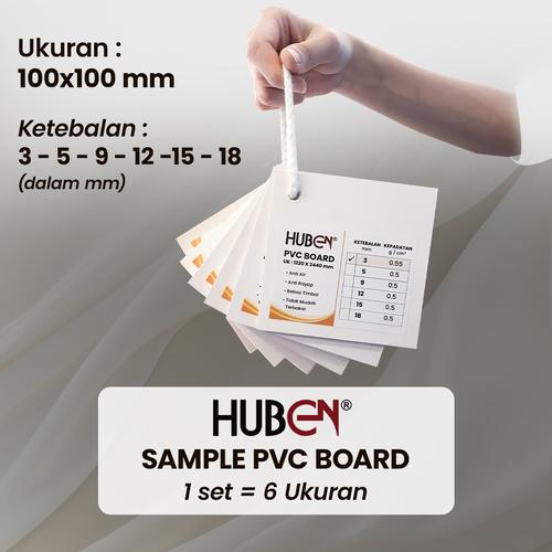 Jual Sample PVC Board Huben 3mm 5mm 9mm 12mm 15mm 18mm - Jakarta Utara ...