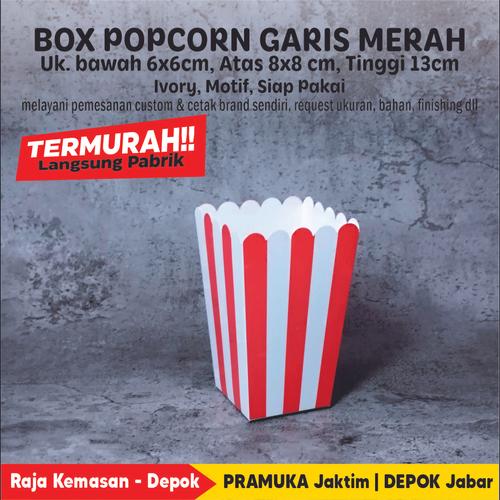 Jual POPCORN GARIS MERAH 10RIBU - Kota Depok - Raja Kemasan | Tokopedia