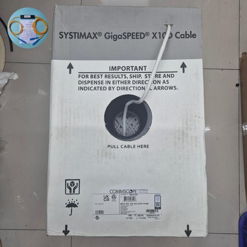 Jual SYSTIMAX COMMSCOPE KABEL UTP CAT 6A GIGASPEED X10D 3091B 4P/23AWG ...