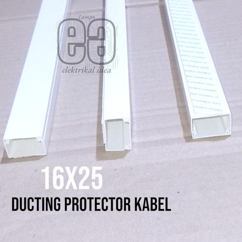 Jual KABEL DUCT DUCTING TF 16 X 25 MM TC PROTECTOR KABEL TRAY + DOUBLE ...