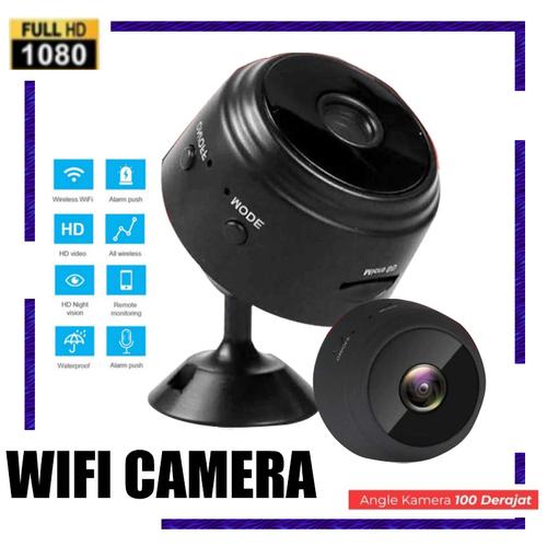 Jual CCTV Mini koneksi Wifi camera HD 1080P night vision IR deteksi ...