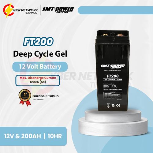 Jual FRONT TERMINAL 12V 200AH BATTERY SOLAR PANEL SURYA - SMT-POWER ...