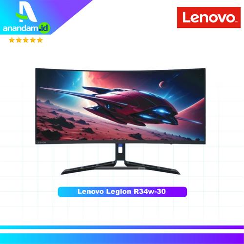 Promo ED Monitor Gaming Lenovo Legion R34W-30 34" VA 3440x1440 21:9 ...