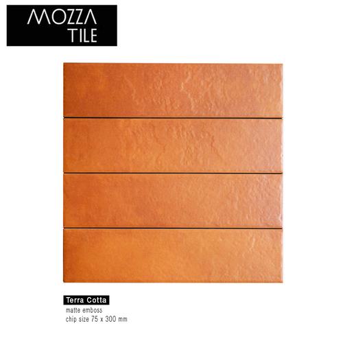 Jual Subway Tile Keramik MOZZA TILE Terra Cotta 7,5x30 - beli 1 dus ...