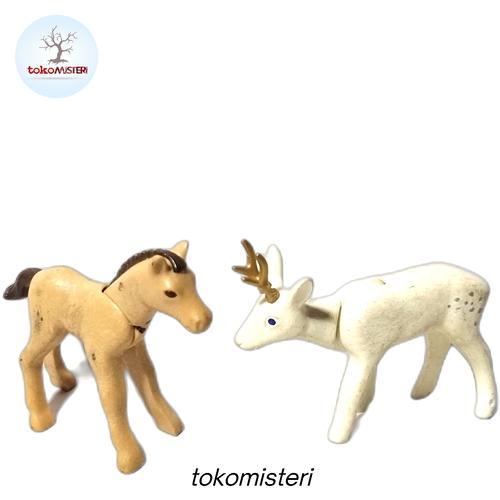 Jual Deer Rusa Kijang Horse Kuda Equestrian Animal Figure No Playmobil ...