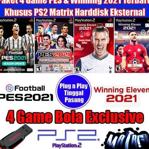 Jual Paket Flashdisk 4 Game PS2 PS 2 PES 2021 - Winning Eleven 2021 ...