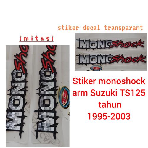 Jual Stiker monoshock Suzuki TS125 stiker monoshock Ts125 stiker arm ...
