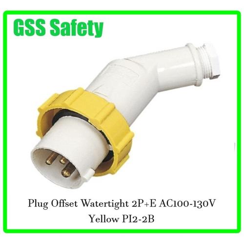Jual IMPA 792751 Plug Offset Watertight IEC, 2P+E AC100-130V Yellow PI2 ...