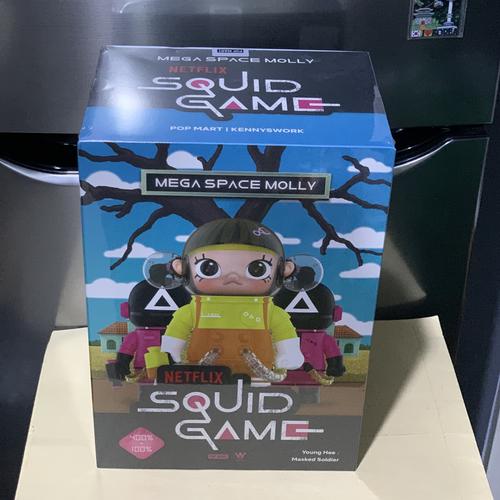 Jual Pop Mart Mega Space Molly 400% + 100% Squid Game Figure Space ...