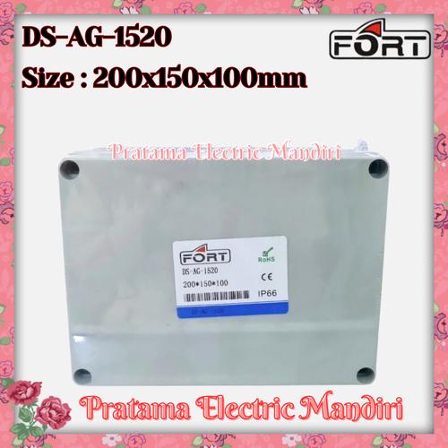 Jual FORT IP66 JUNCTION BOX PANEL PVC DURADUS DS-AG-1520 200x150x100 ...