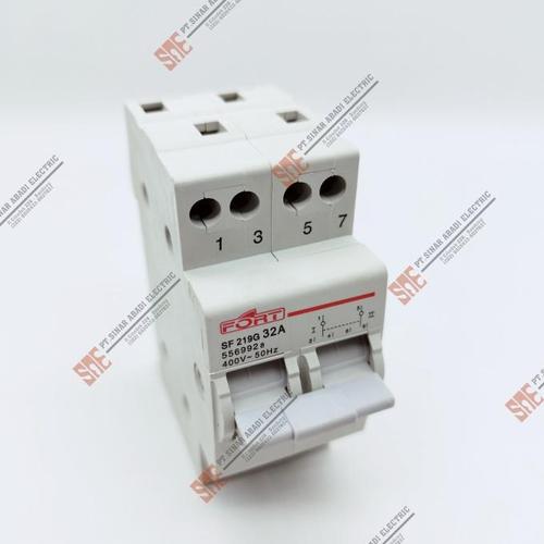 Jual ORIGINAL MCB COS Change Over Switch Fort 32A 40A 2P Pole / Genset ...