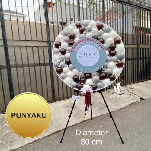 Jual Papan Balon Mosaic “ TIBA HOKI “ / balon ucapan / congrats ...