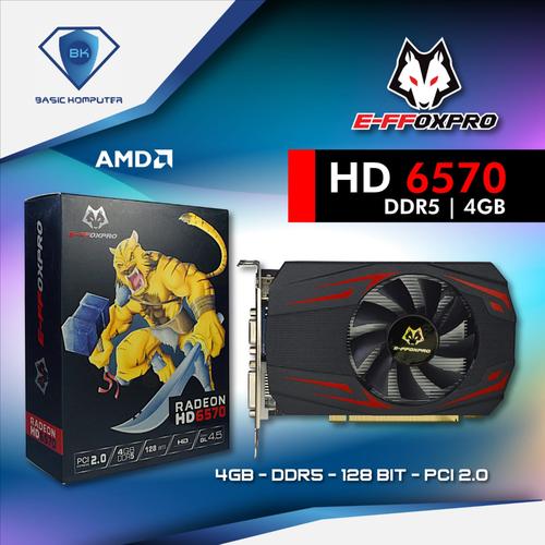 Jual VGA EFFOXPRO HD6570 4GB DDR5 128BIT - Jakarta Pusat - BASIC ...